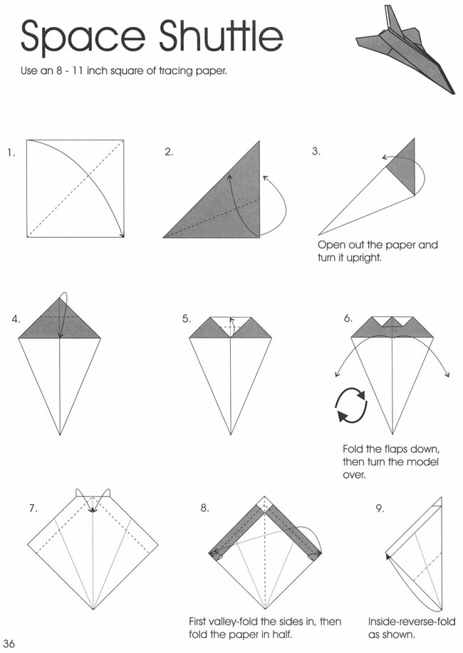 Origami Advanced Space Shuttle